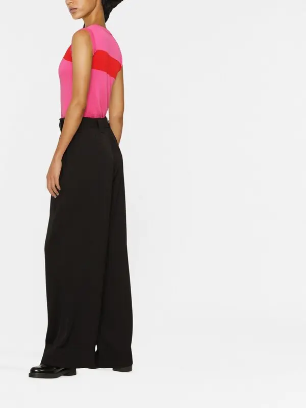 GANNI Belted Palazzo Trousers