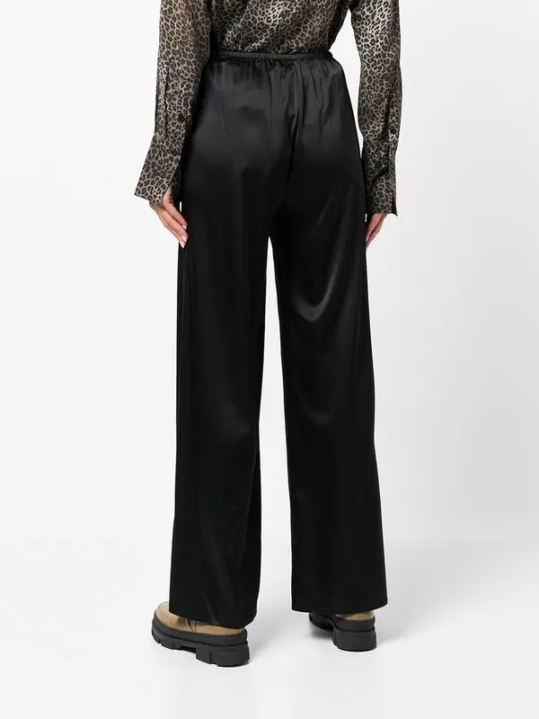 FRAME Flared Silk Trousers