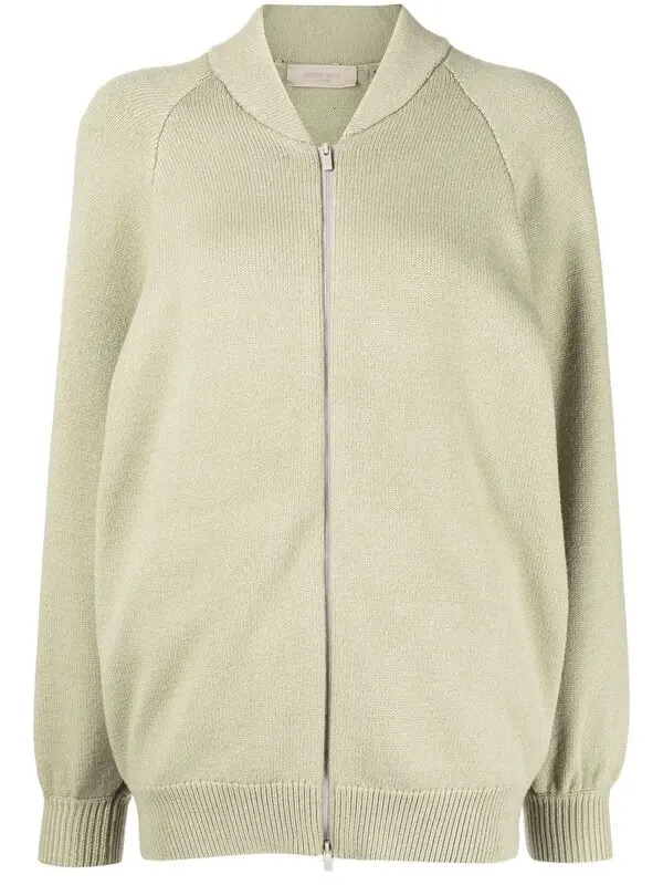 Fear Of God Zip-up Knitted Jacket - Green
