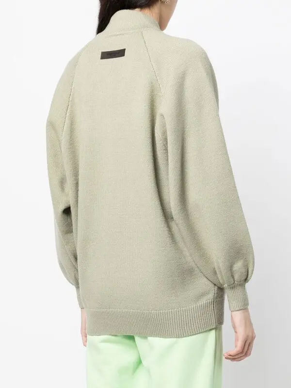 Fear Of God Zip-up Knitted Jacket - Green