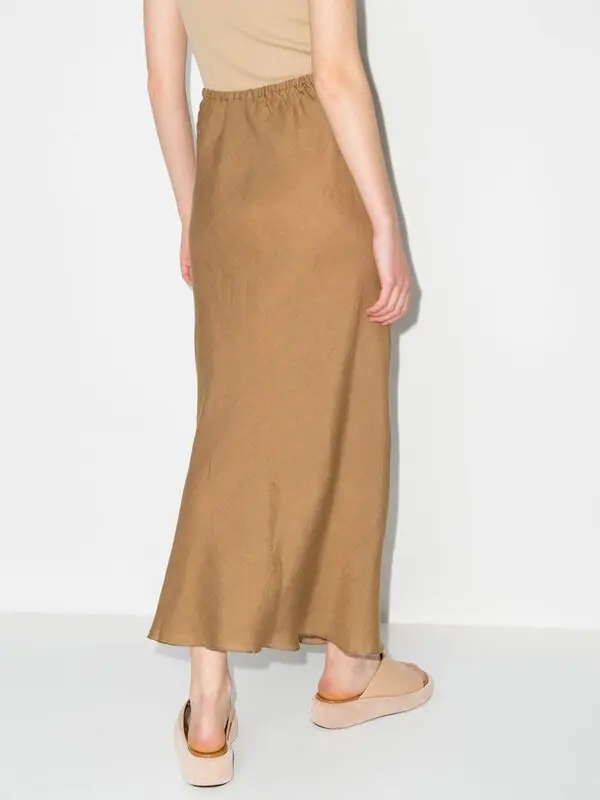 BASERANGE Dydine Linen Maxi Skirt