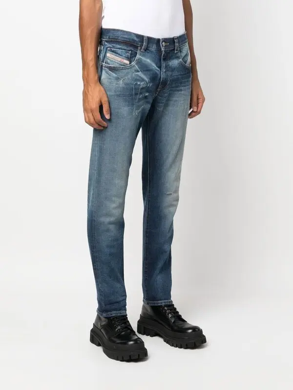DIESEL® D-strukt Slim-cut Jeans - Blue