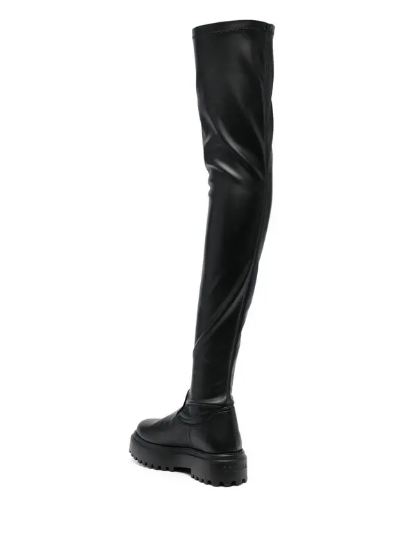 LE SILLA Ranger Thigh-high Boots - Black