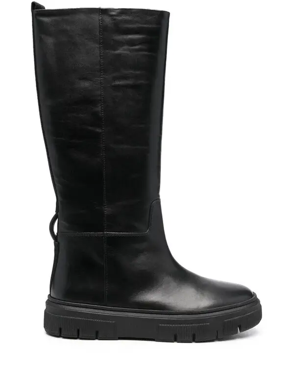 Geox Isotte Leather Knee-high Boots