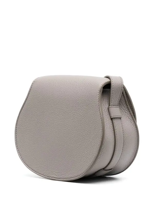 Chloé Small Marcie Saddle Bag - Grey