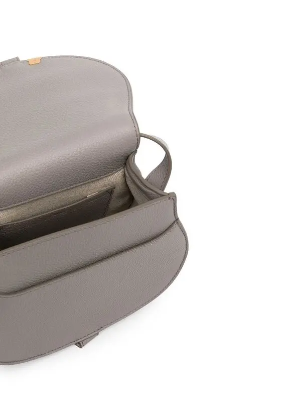 Chloé Small Marcie Saddle Bag - Grey