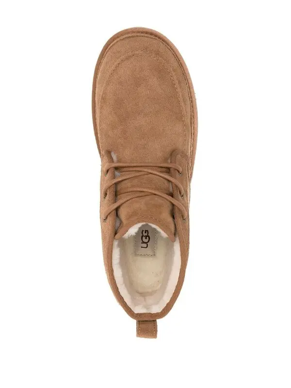 UGG Lace-up Suede Boots - Brown