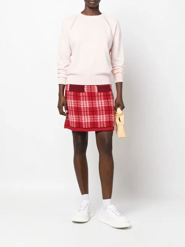 BARRIE Crew-neck Cashmere Jumper - Pink