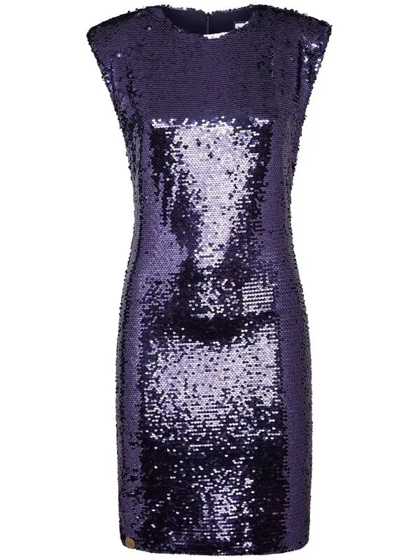 Philipp Plein Sequin-embellished Dress - Black