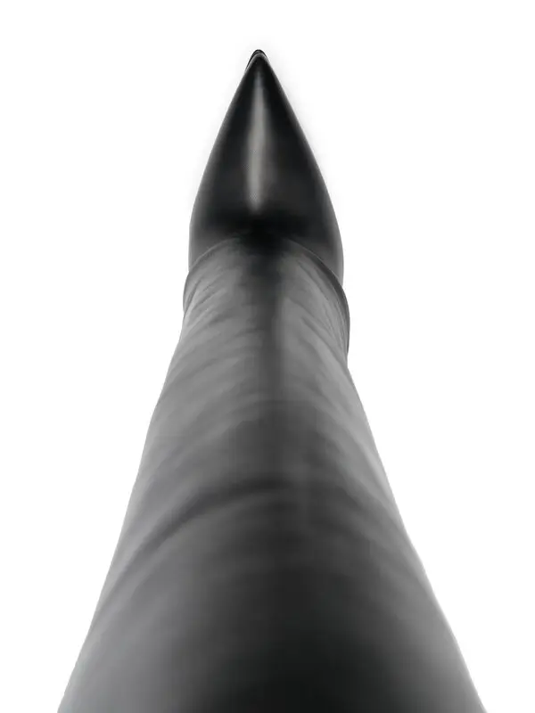 LE SILLA 120mm Andy Leather Boots - Black