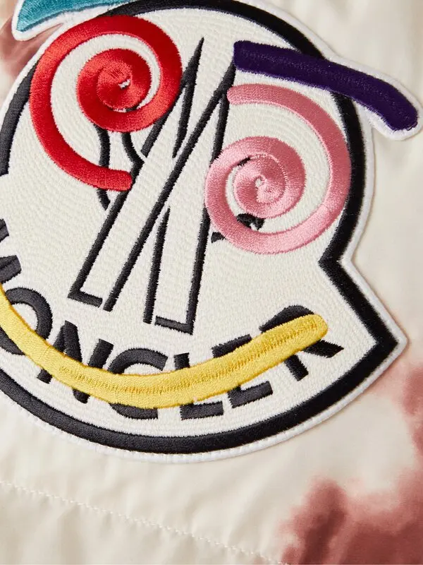 Moncler 1952 Tie-dyed Quilted Shell Hooded Gilet