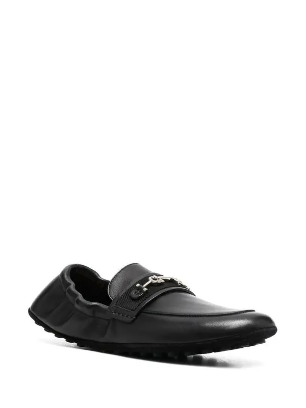 FERRAGAMO Nomadic Stories Leather Loafers