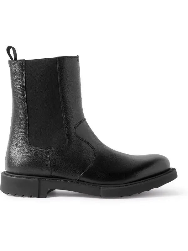 FERRAGAMO Loreno Leather Chelsea Boots