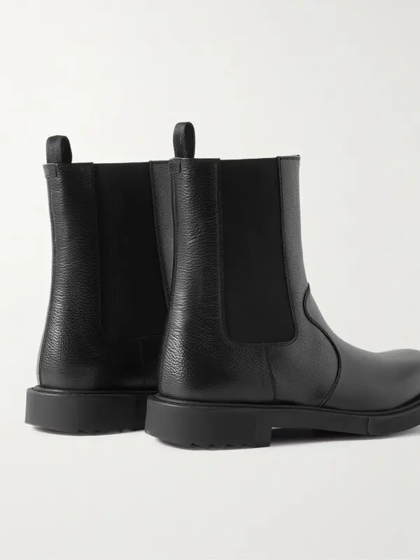 FERRAGAMO Loreno Leather Chelsea Boots