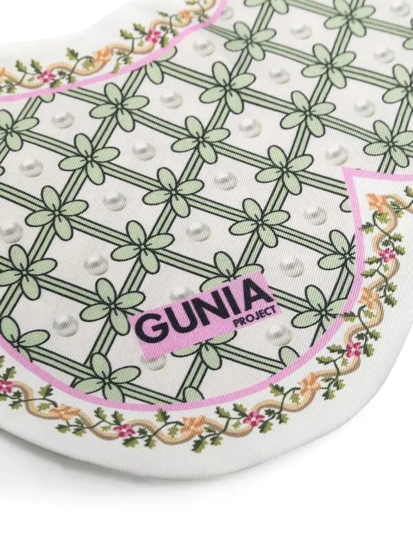 GUNIA PROJECT Scalloped Floral-print Collar