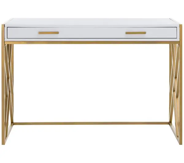 SAFAVIEH Elaine One-drawer Desk By - One-color