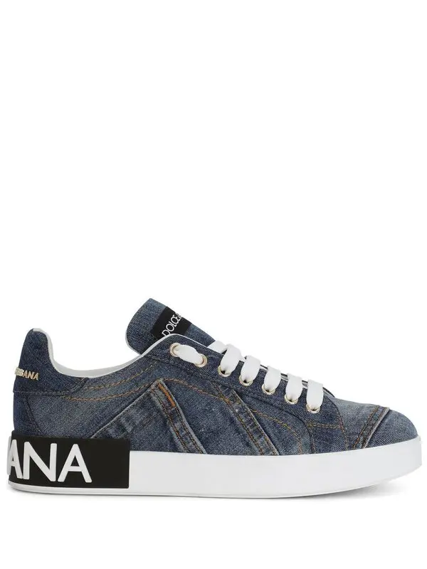 Dolce & Gabbana Portofino Leather Sneakers