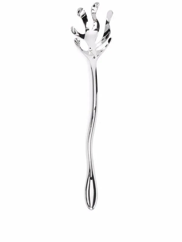 ALESSI Mediterraneo Spaghetti Serving Spoon - Silver