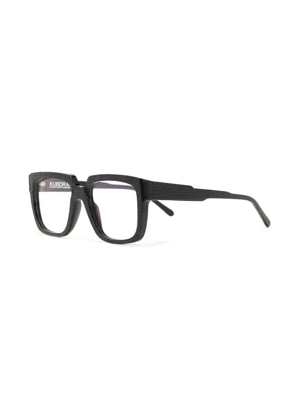 KUBORAUM K3 Rectangle Frame Eyeglasses - Black