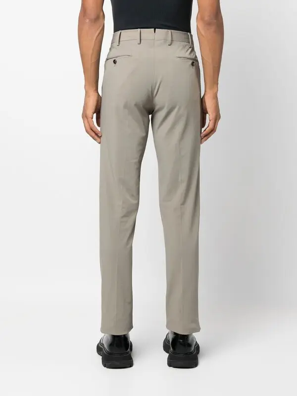 PT TORINO Straight-leg Trousers With Pull-tab Detail