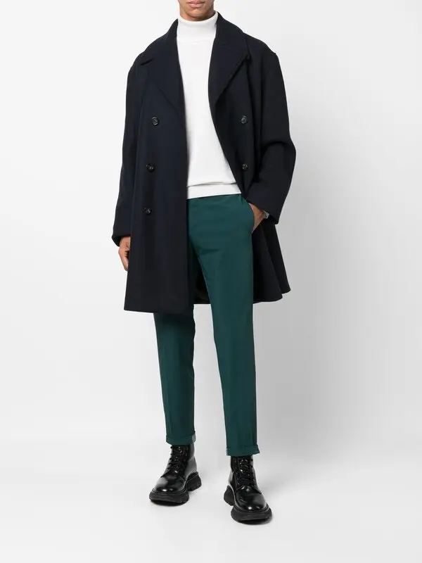 PT TORINO Straight-leg Trousers - Green