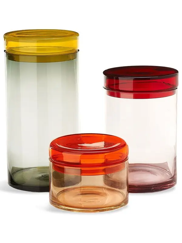 POLSPOTTEN Large Transparent Jars