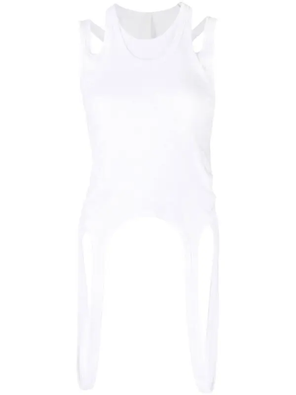 DION LEE Double-loop Detail Tank Top