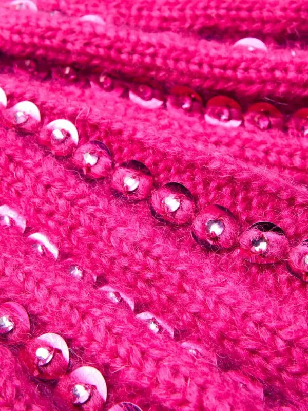 Valentino Garavani Embroidered Knitted Mini Skirt