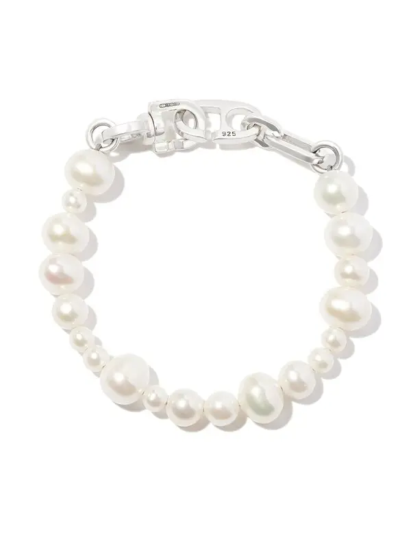 MAOR Pearl And Sterling Bracelet - Silver