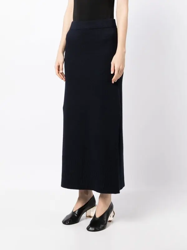 Altuzarra High-waisted Knitted Midi Skirt
