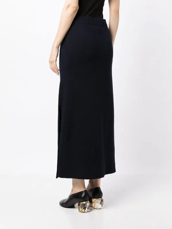 Altuzarra High-waisted Knitted Midi Skirt