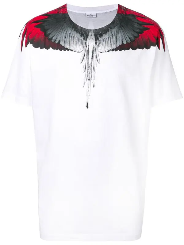 COUNTY OF MILAN Wings-print T-shirt - White