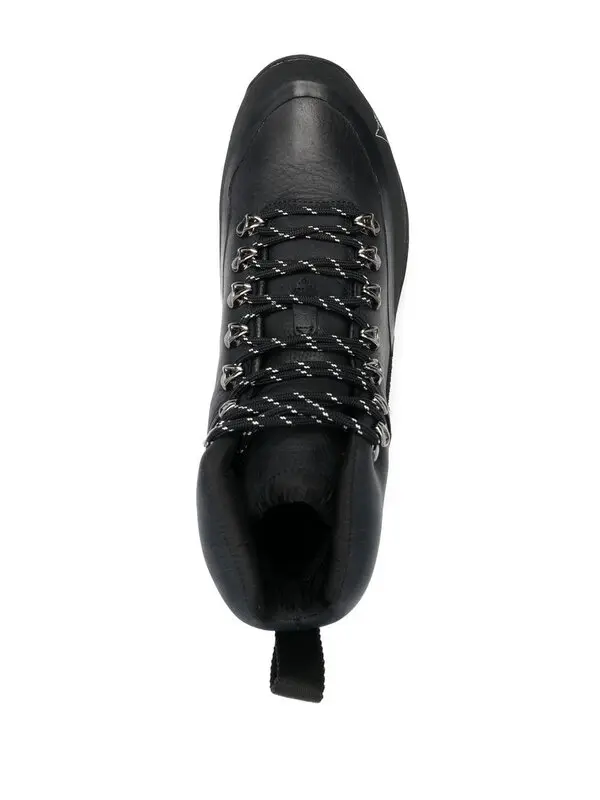 ROA Lace-up Leather Boots - Black
