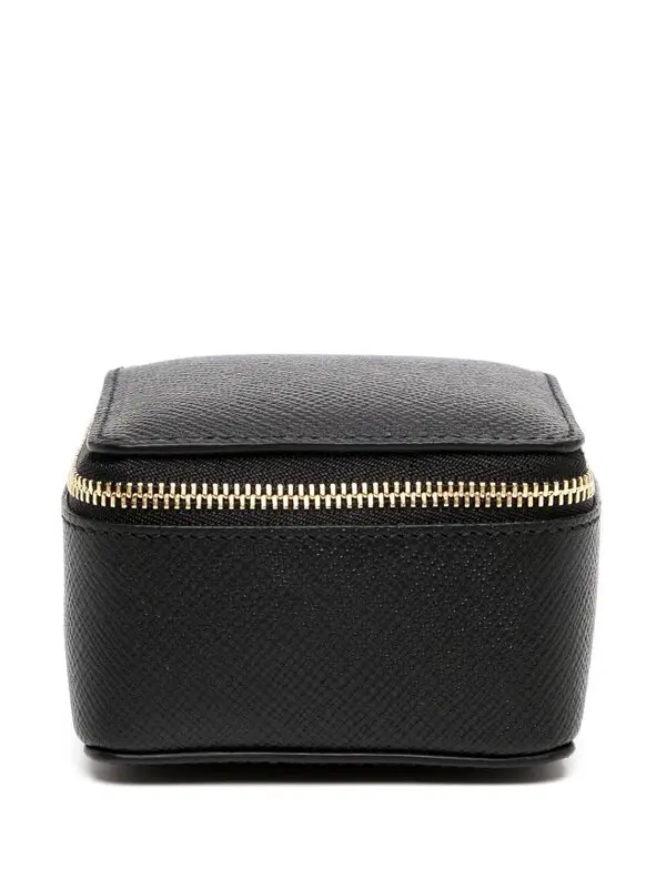 Smythson Logo-stamp Zip Box