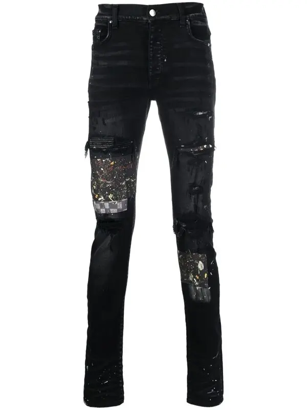 Amiri Distressed Skinny-cut Jeans