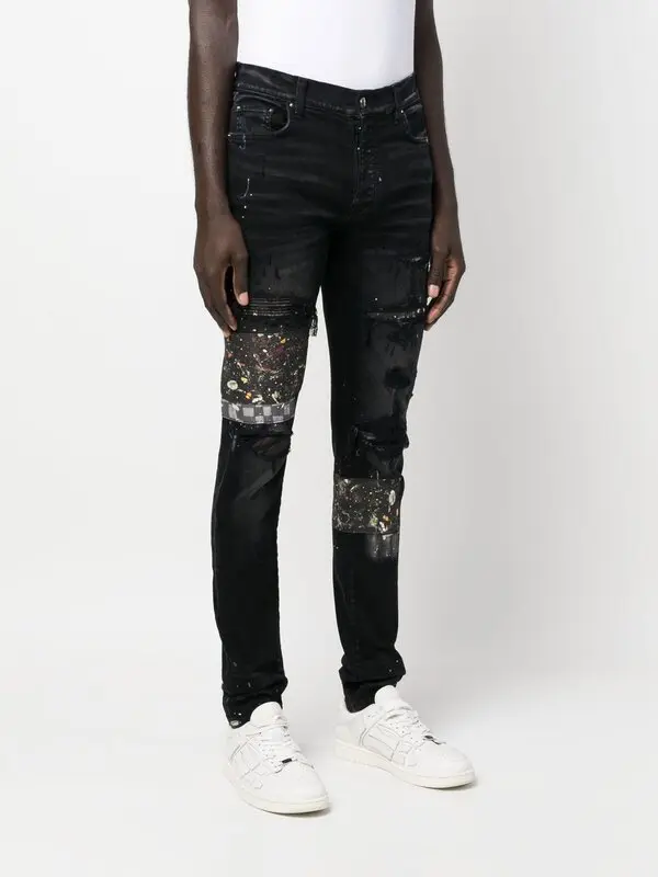 Amiri Distressed Skinny-cut Jeans