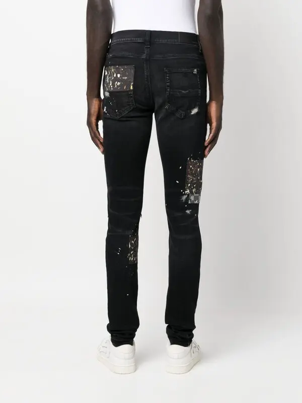 Amiri Distressed Skinny-cut Jeans