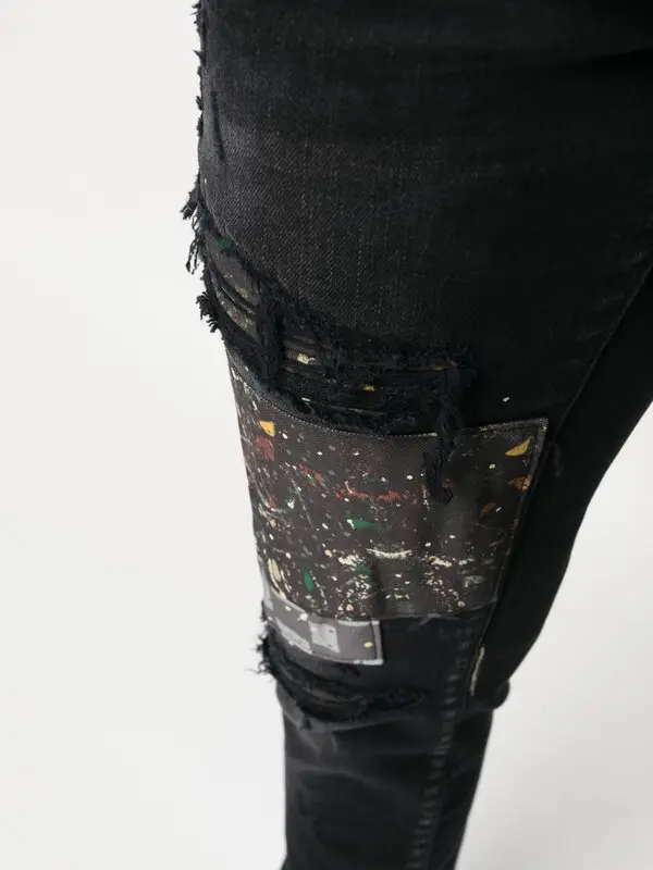 Amiri Distressed Skinny-cut Jeans