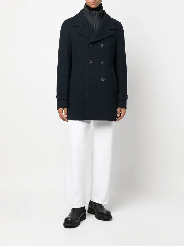 Herno Double-breasted Wool Coat