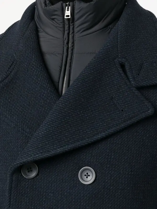 Herno Double-breasted Wool Coat