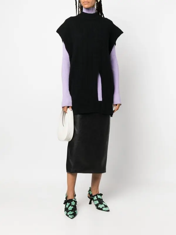 RUS Mock-neck Knit Jumper