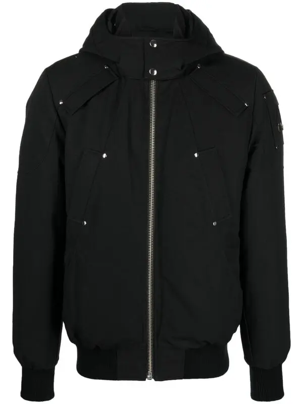 Moose Knuckles Ballistic Bomber Jacket - Black