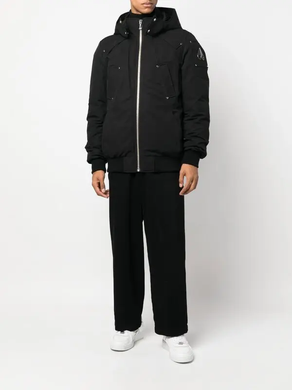 Moose Knuckles Ballistic Bomber Jacket - Black