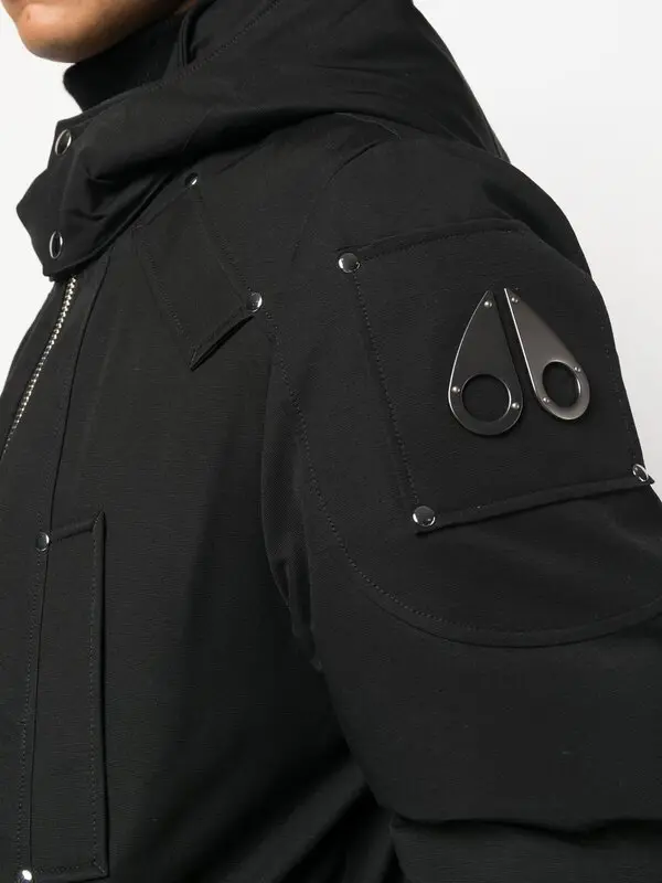 Moose Knuckles Ballistic Bomber Jacket - Black