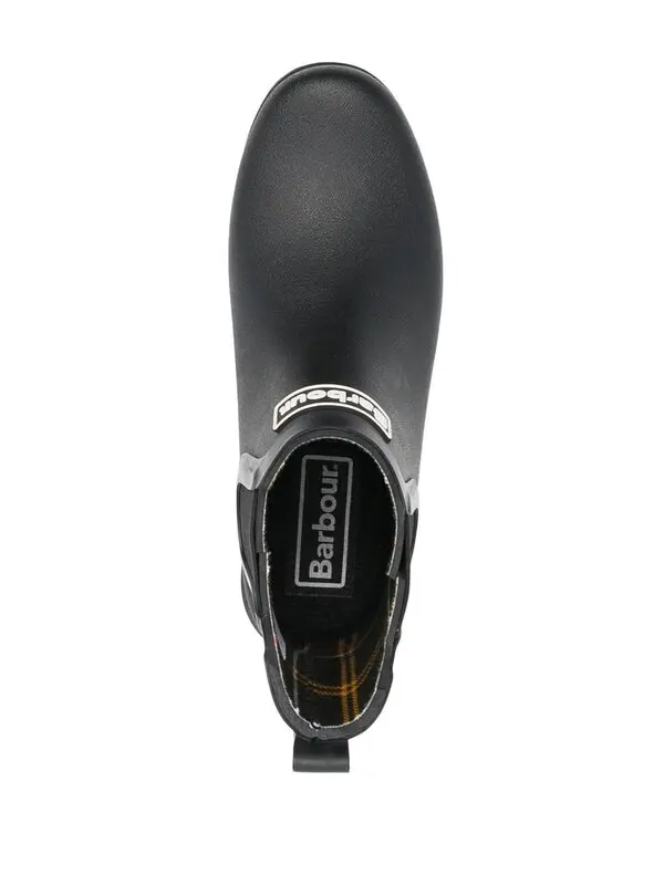 Barbour Logo-patch Ankle Boots - Black
