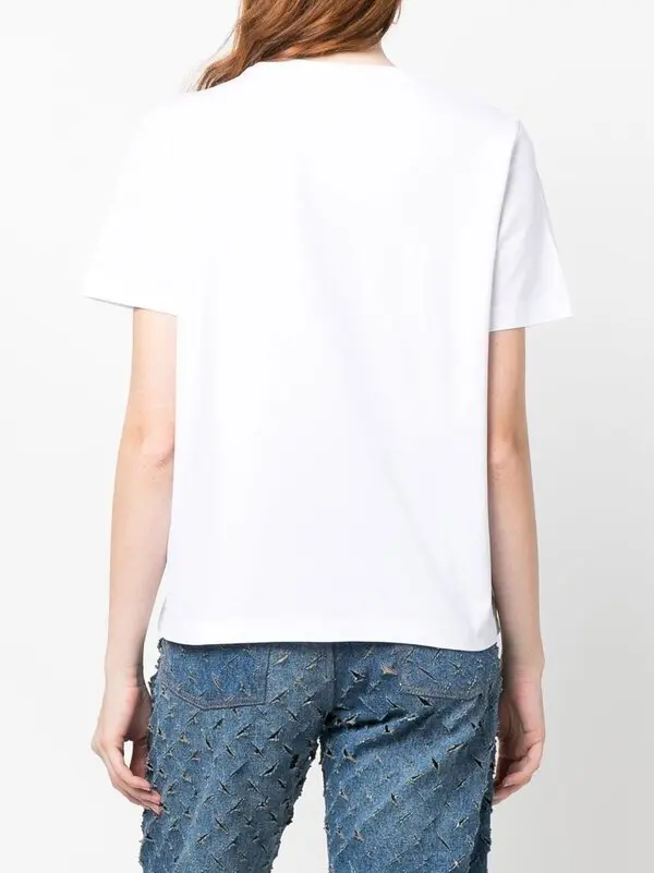 Dsquared2 Love" Slogan Print Cotton T-shirt - White