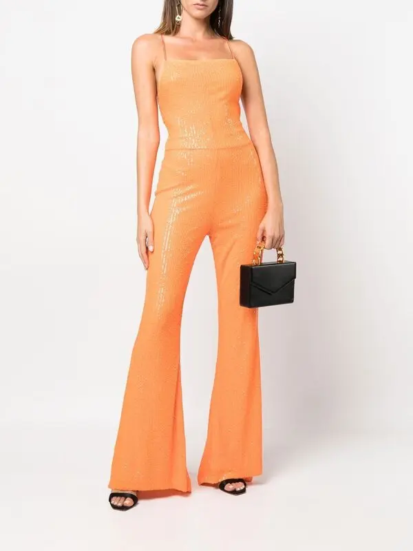 ROTATE BY BIRGER CHRISTENSEN Sequin-embellished Jumpsuit