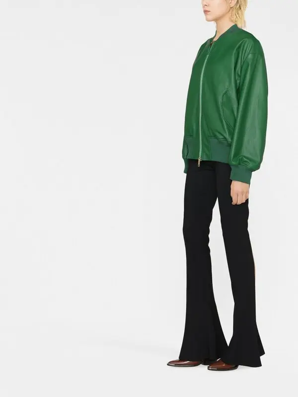 BLANCA VITA Zip-fastening Bomber Jacket