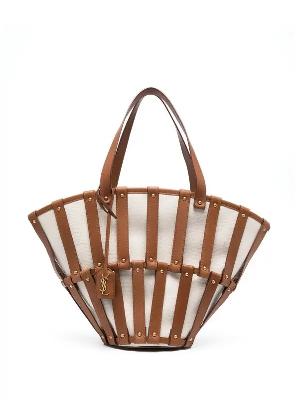 Saint Laurent Panier Basket Tote - Brown