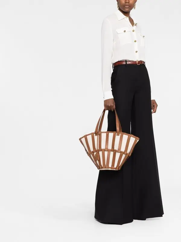 Saint Laurent Panier Basket Tote - Brown